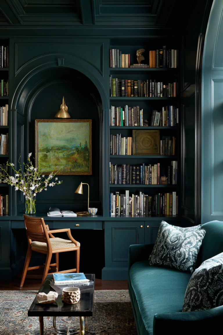 14 Dark Green Paint Colors Designers Are Loving Right Now - paintzine.com